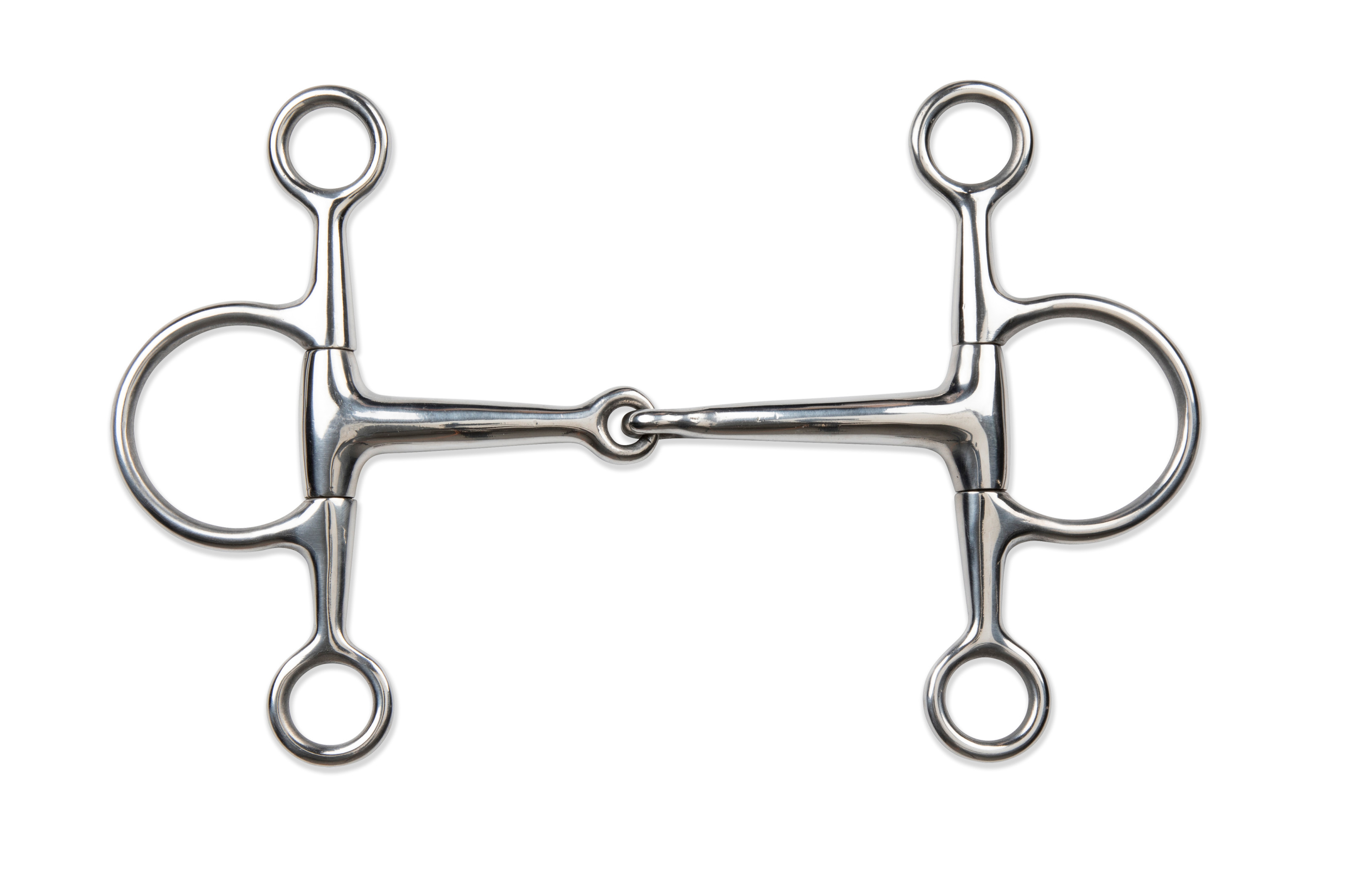 Shires Full Cheek w/Rings Jointed Mouth - Shires-80015-None - Tack Of ...