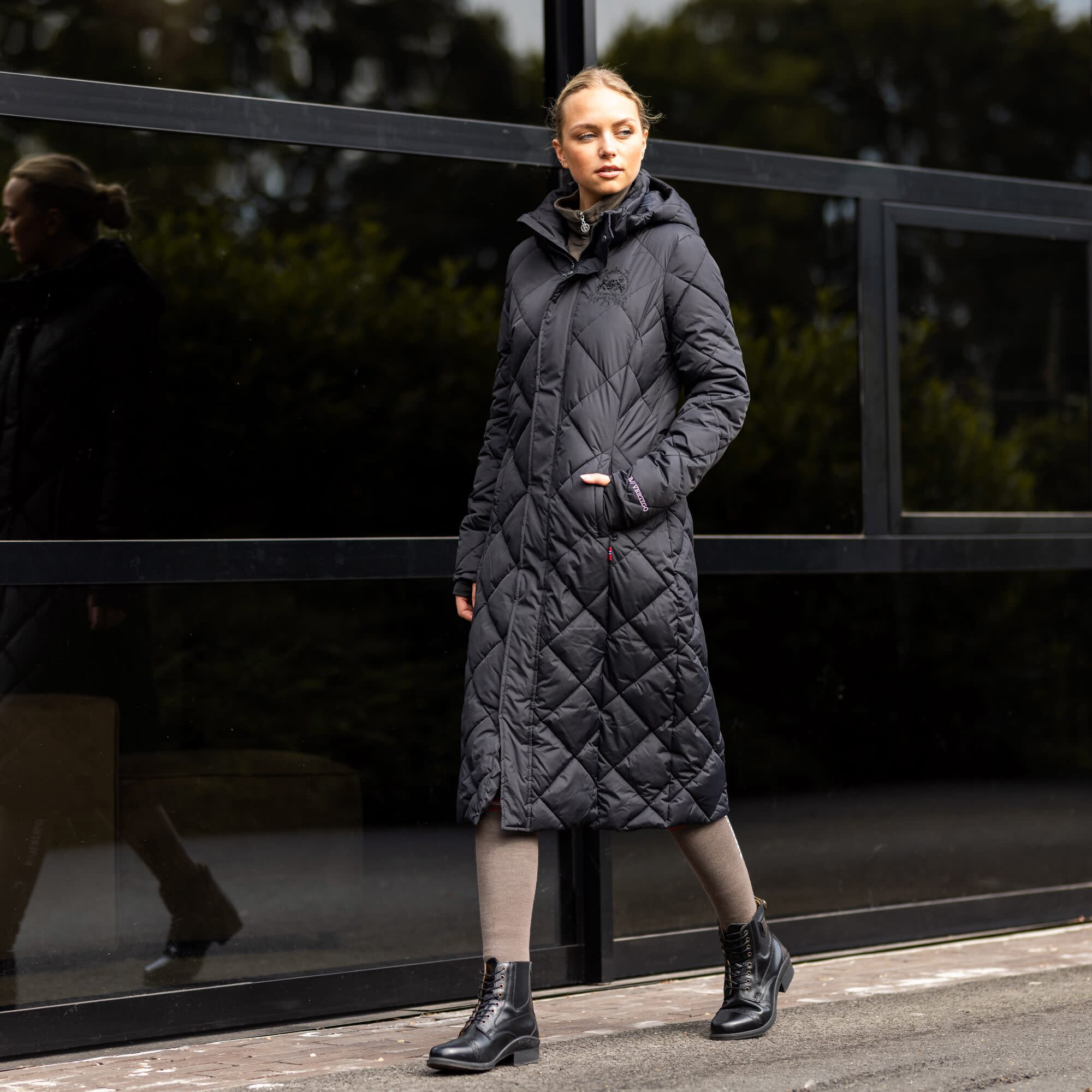 OPENBOX: Women's Gem Insulated Long Riding Jacket - EU 44/US 14 ...