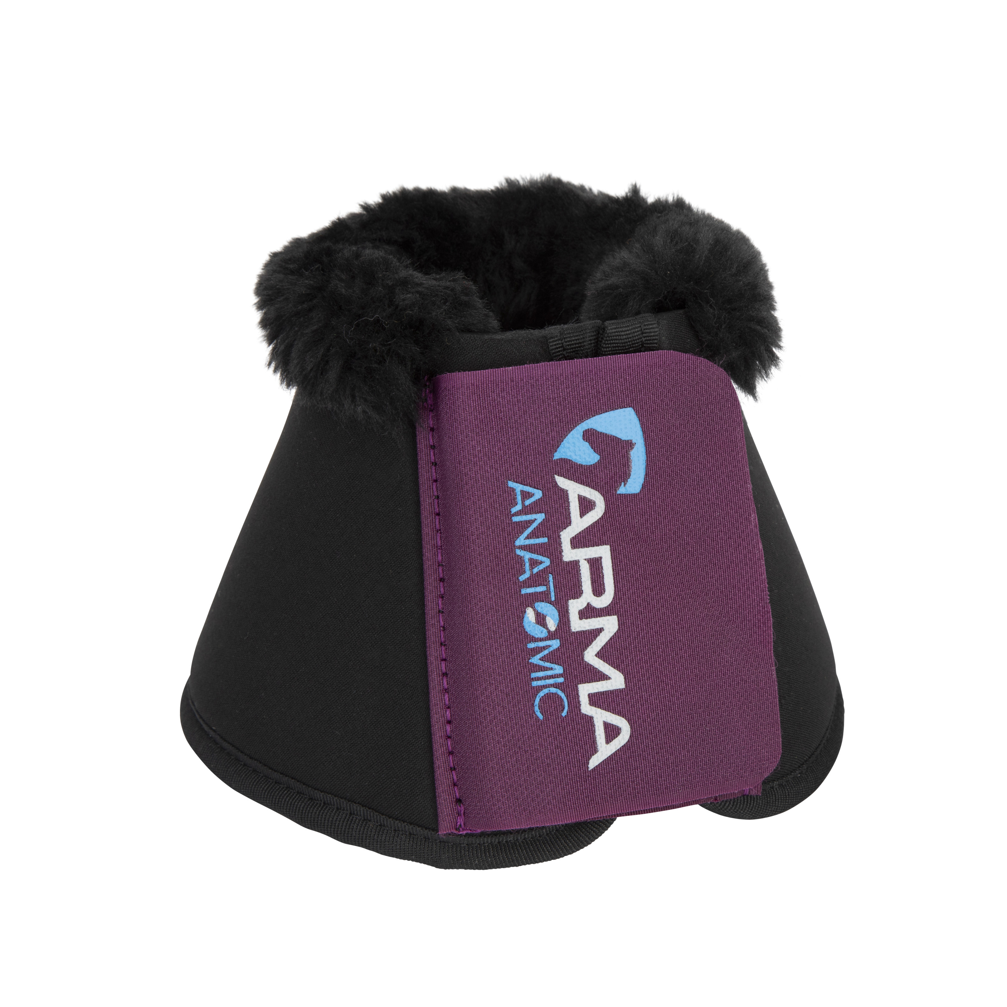 Shires ARMA SupaFleece Neoprene Over Reach Boots - Plum - ARMA-1945 ...