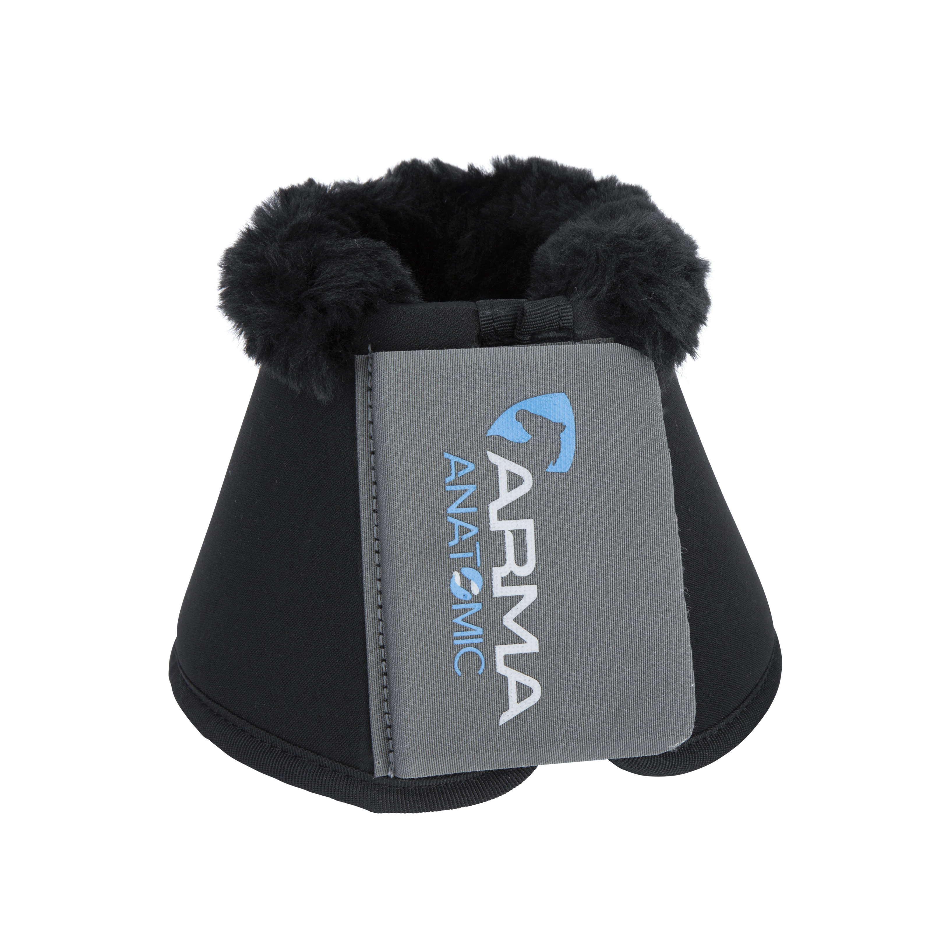 Shires ARMA SupaFleece Neoprene Over Reach Boots - Grey - ARMA-1945 ...