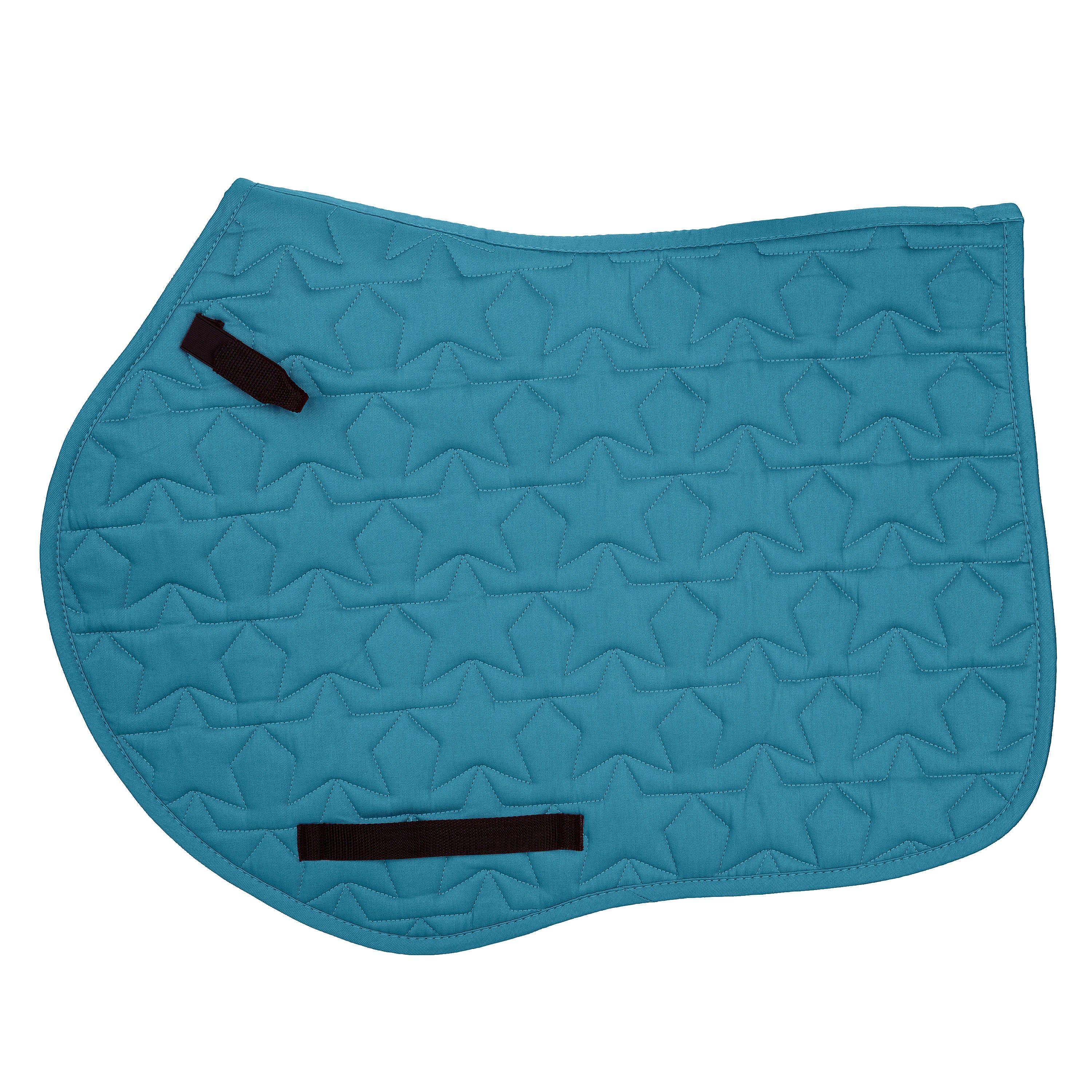 Equistar Star Quilt A/P Saddle Pad - Teal Blue - Equistar-854001-TLBLU ...