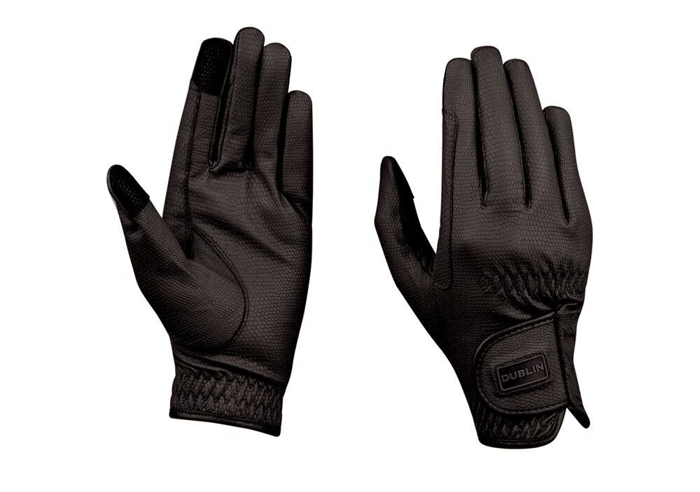 Dublin Everyday Riding Gloves - Black - Dublin-BNX102563-Black - Tack ...
