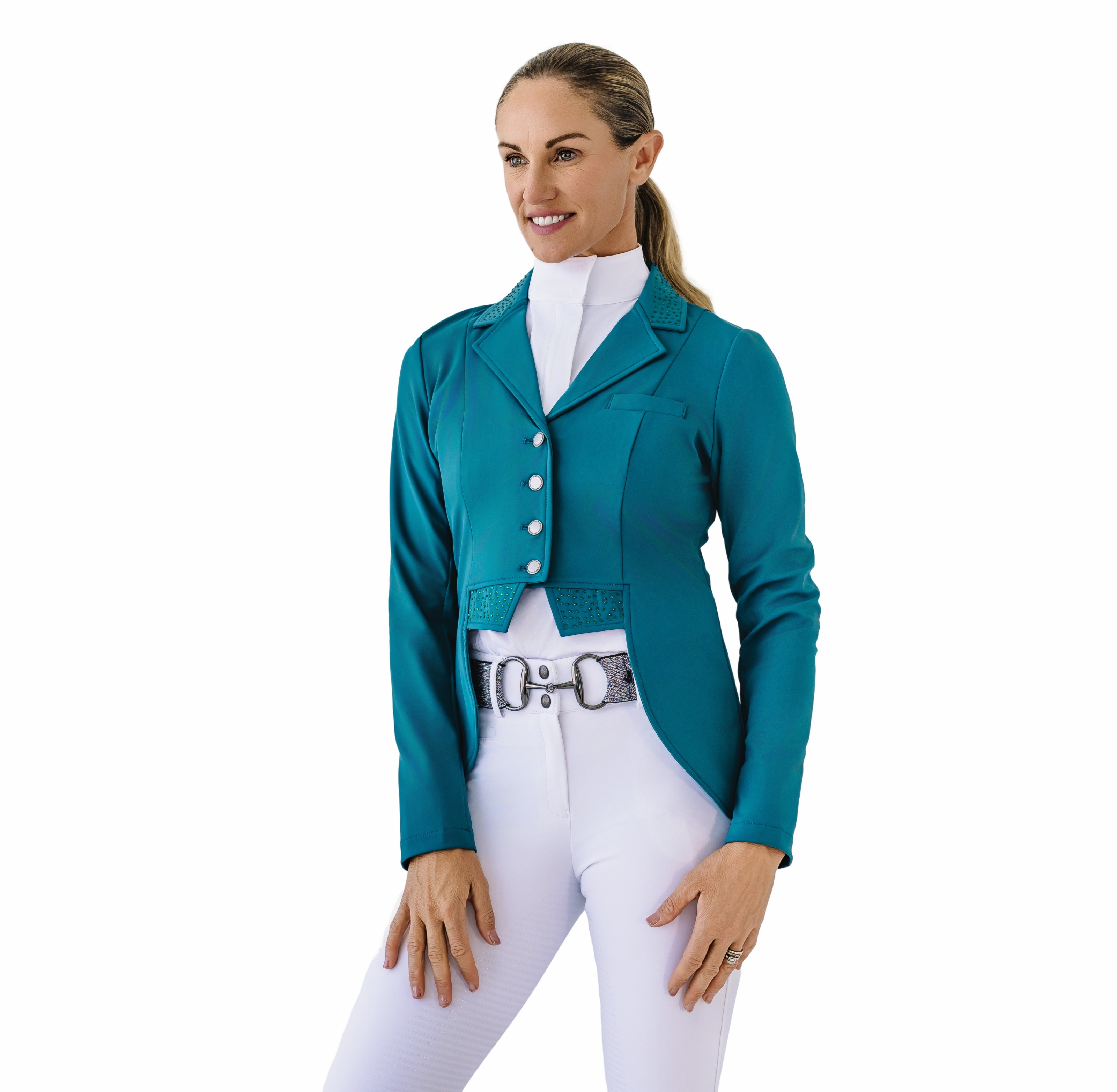 Ovation Women's Dressage Show Coat - Deep Teal - Ovation-431012-DPTEA ...