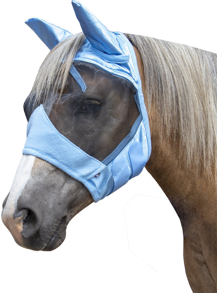 HKM High Professional Fly Mask - Baby Blue - HKM-94-11353-6400 - Tack ...